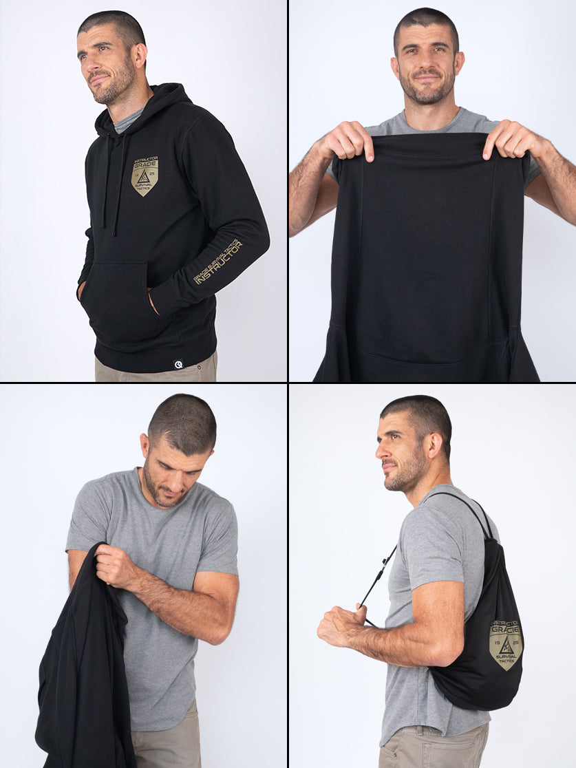 Gracie Survival Tactics Quikflip Pullover Hoodie | Gracie Lifestyle