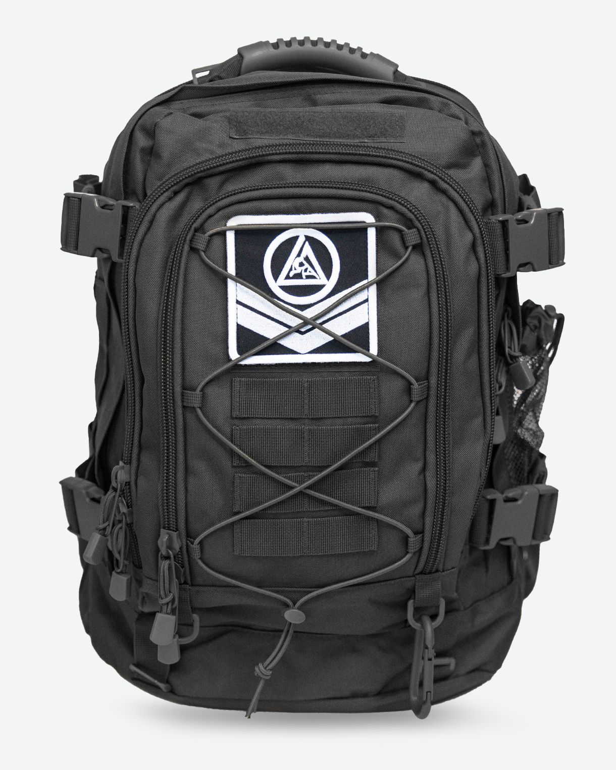 Expandable Tactical Backpack w/ Rank Patches | Gracie Lifestyle