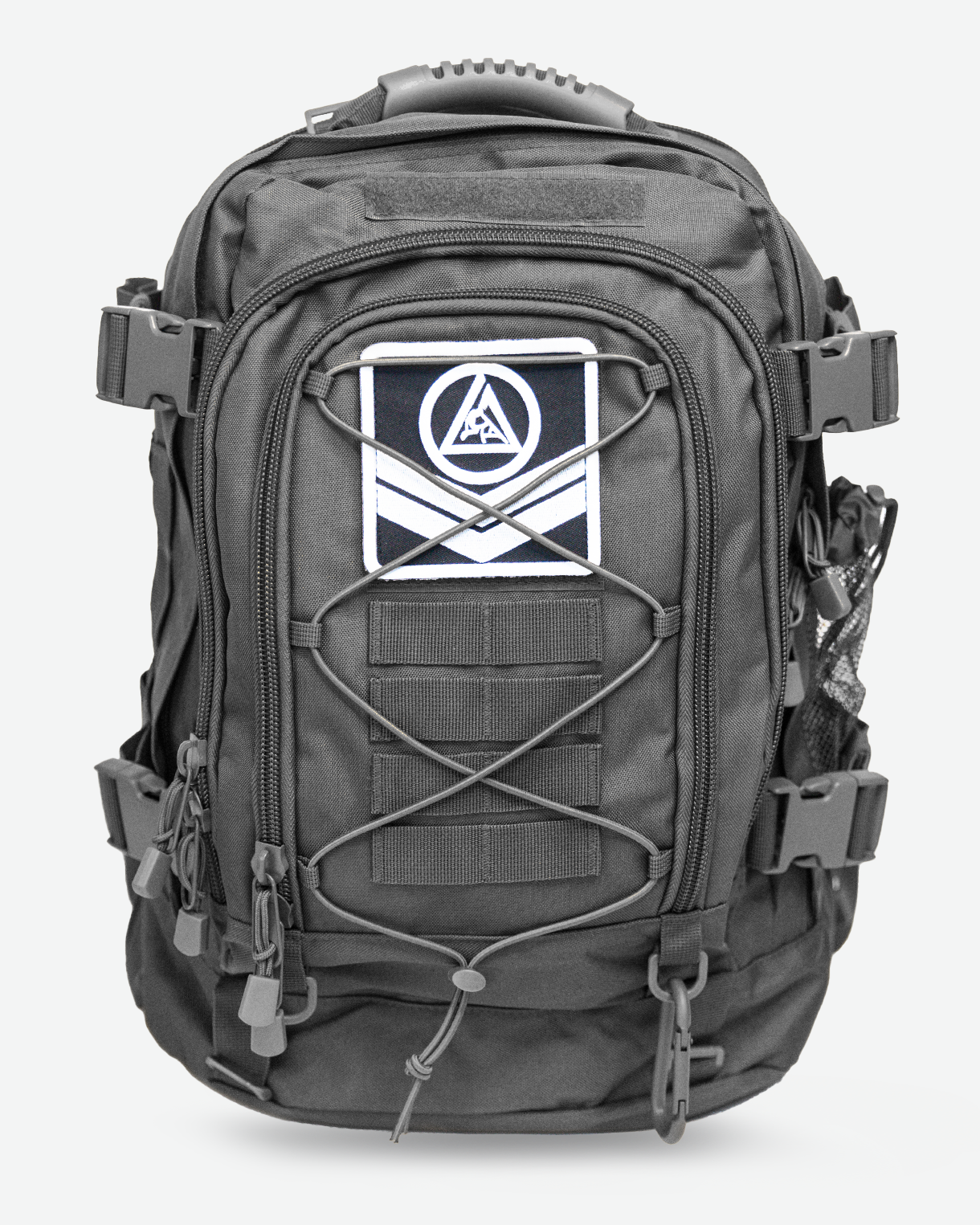 Expandable Tactical Backpack w/ Rank Patches | Gracie Lifestyle