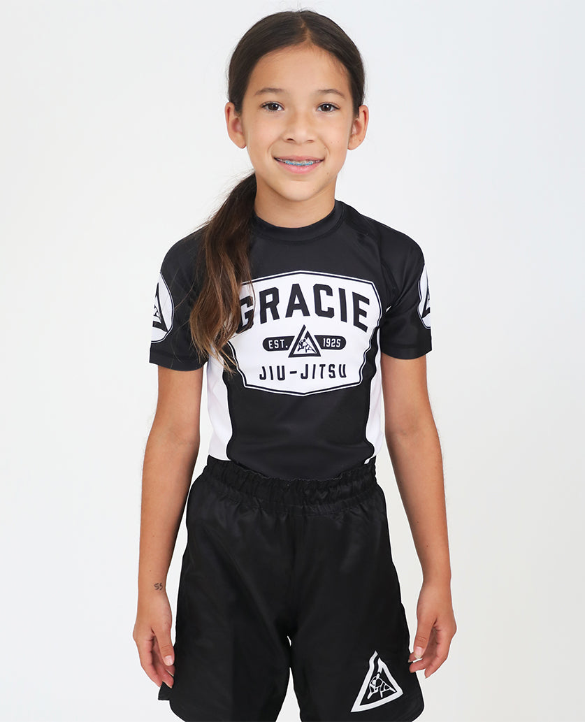 Classic Short-Sleeve Rashguard V2 (Kids) | Gracie Lifestyle