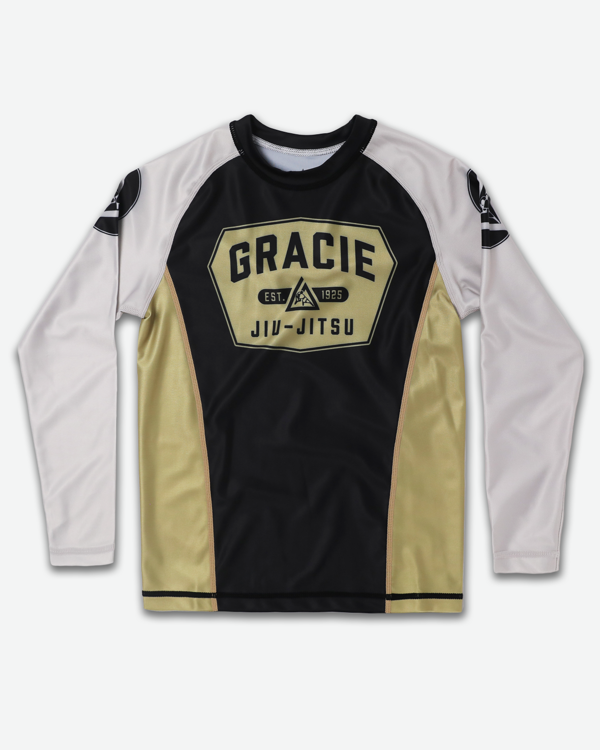 Gold Classic Long-Sleeve Rashguard (Kids) | Gracie Lifestyle