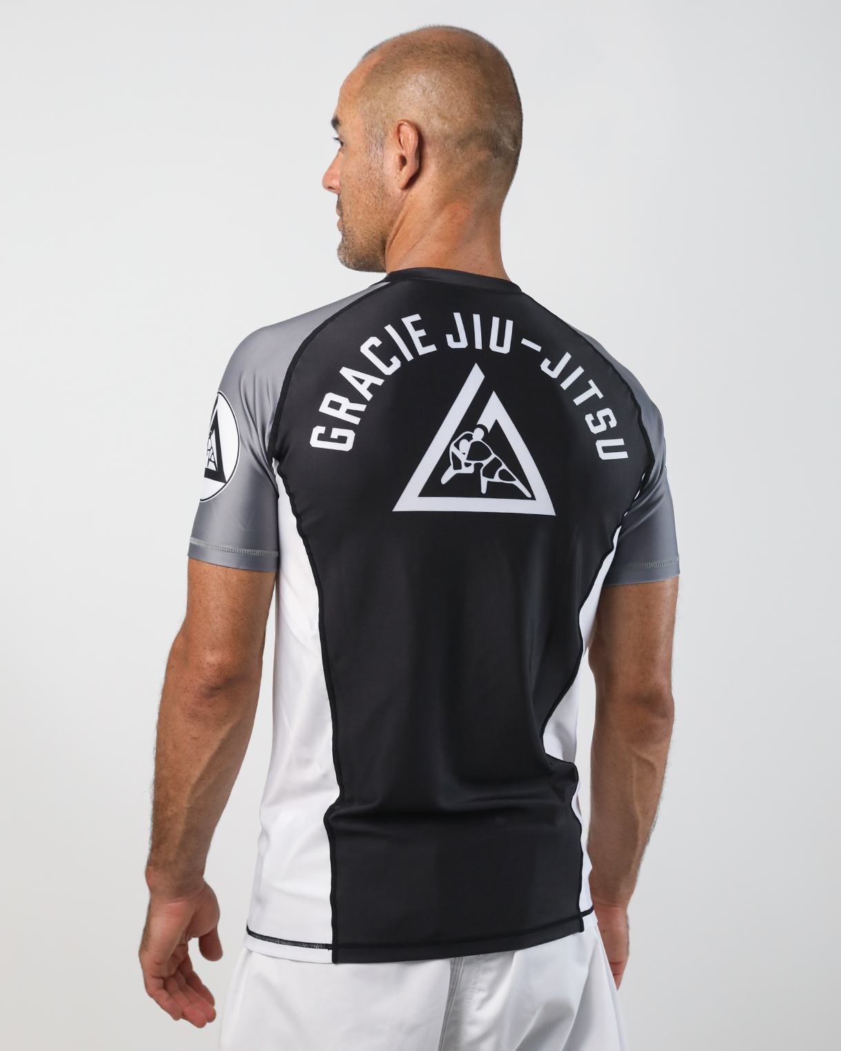 Gray Classic Short-Sleeve Rashguard (Men) | Gracie Lifestyle