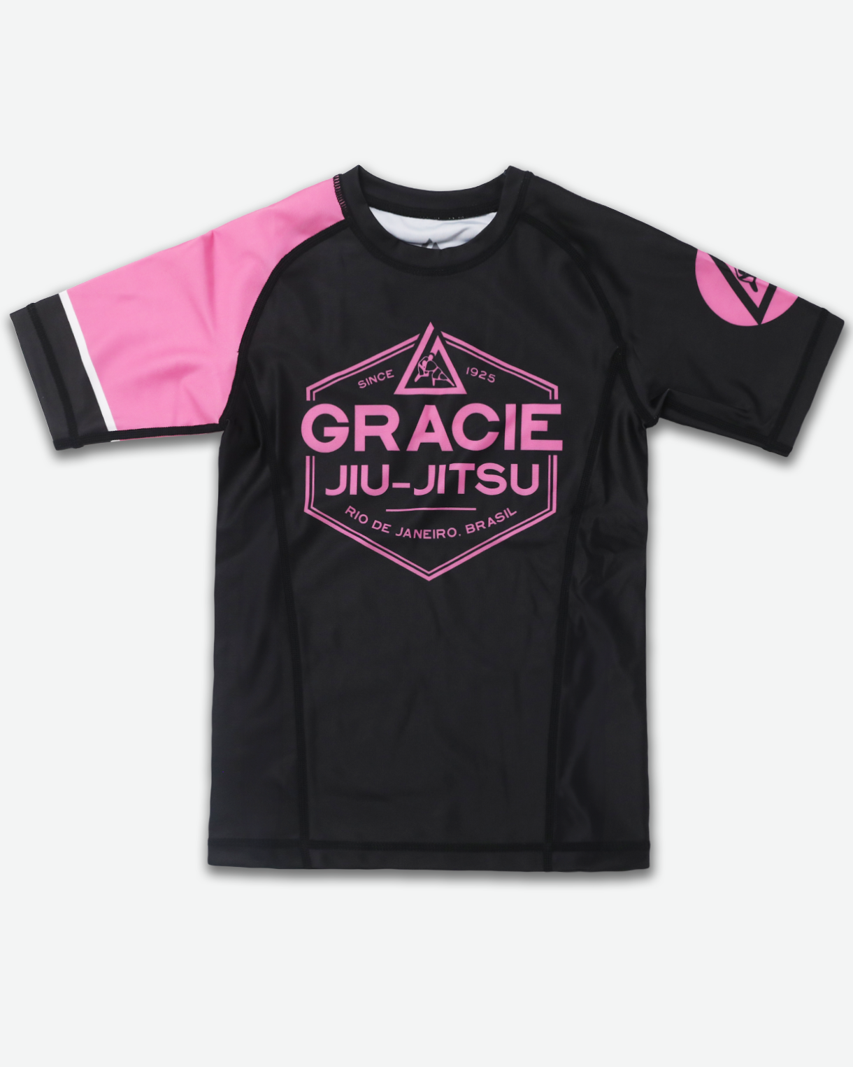 Pink Short-Sleeve Rashguard (Kids) | Gracie Lifestyle