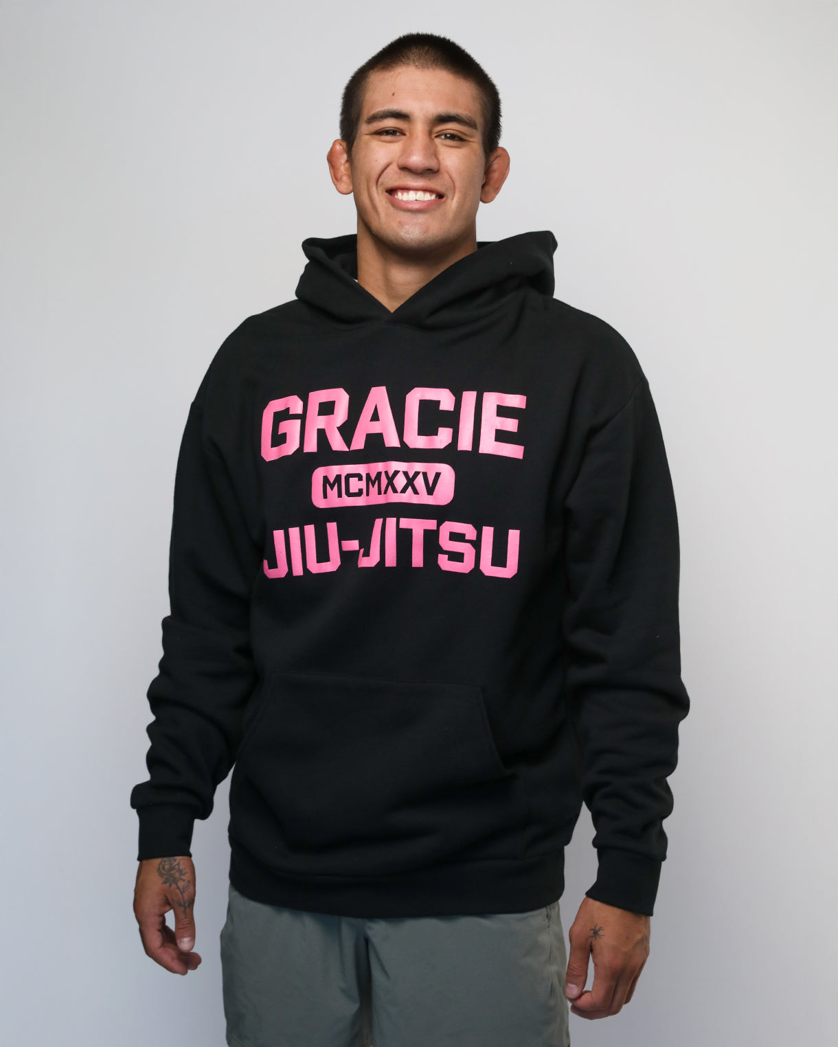 Pink Roman Hoodie (Men) | Gracie Lifestyle